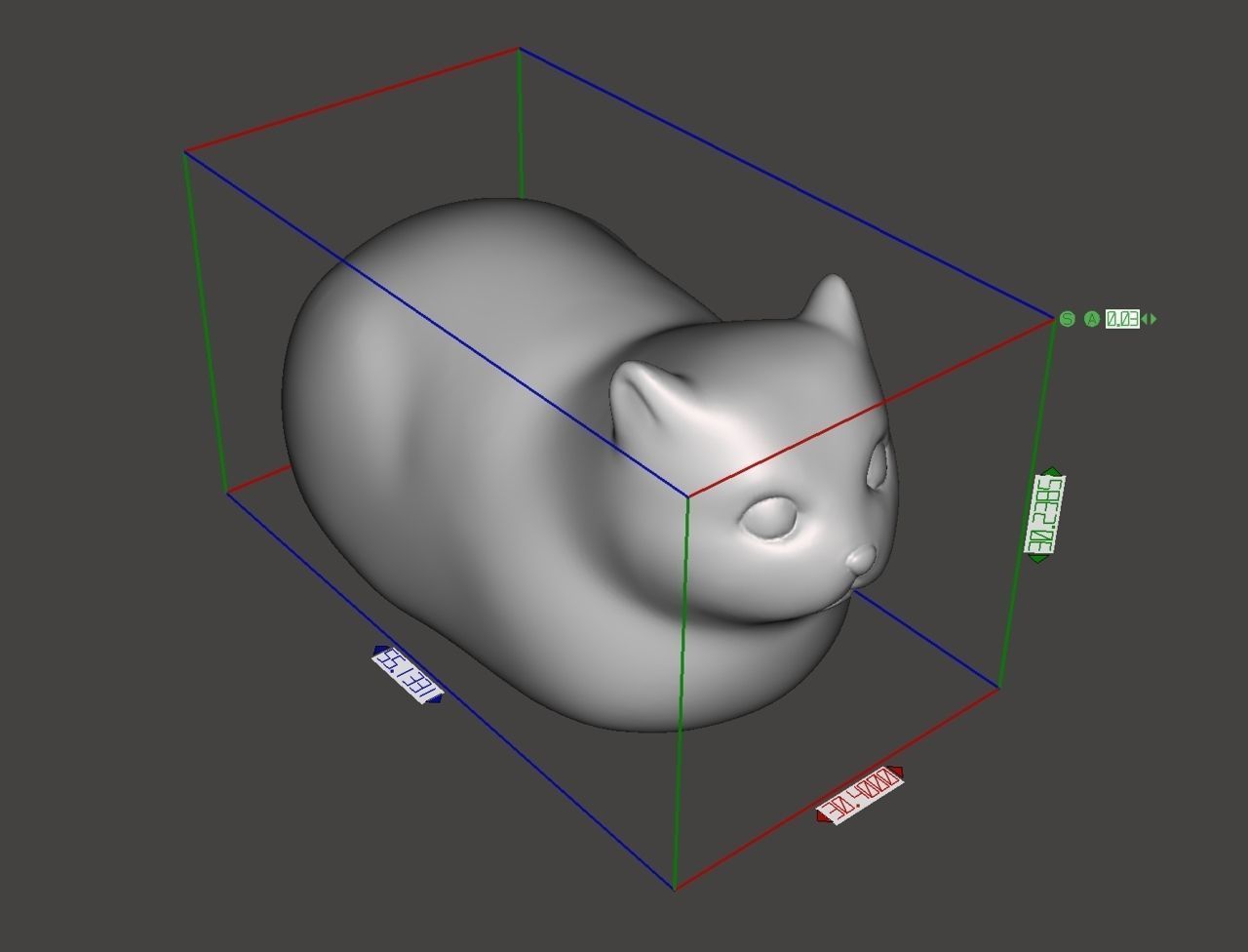 Cat loaf 3D model 3D printable | CGTrader