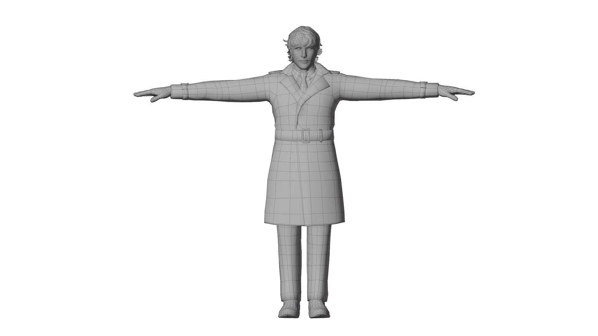 3D model NYPD Detective Sherlock Uncover Mysteries with Our 3D Model VR ...