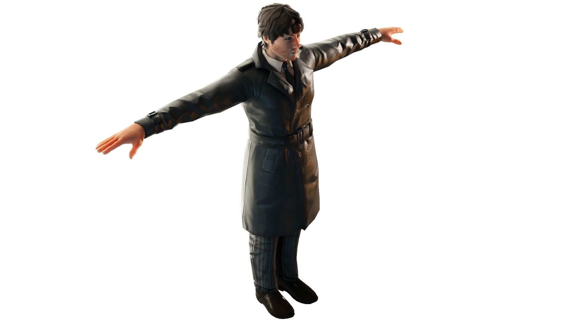 3D model NYPD Detective Sherlock Uncover Mysteries with Our 3D Model VR ...