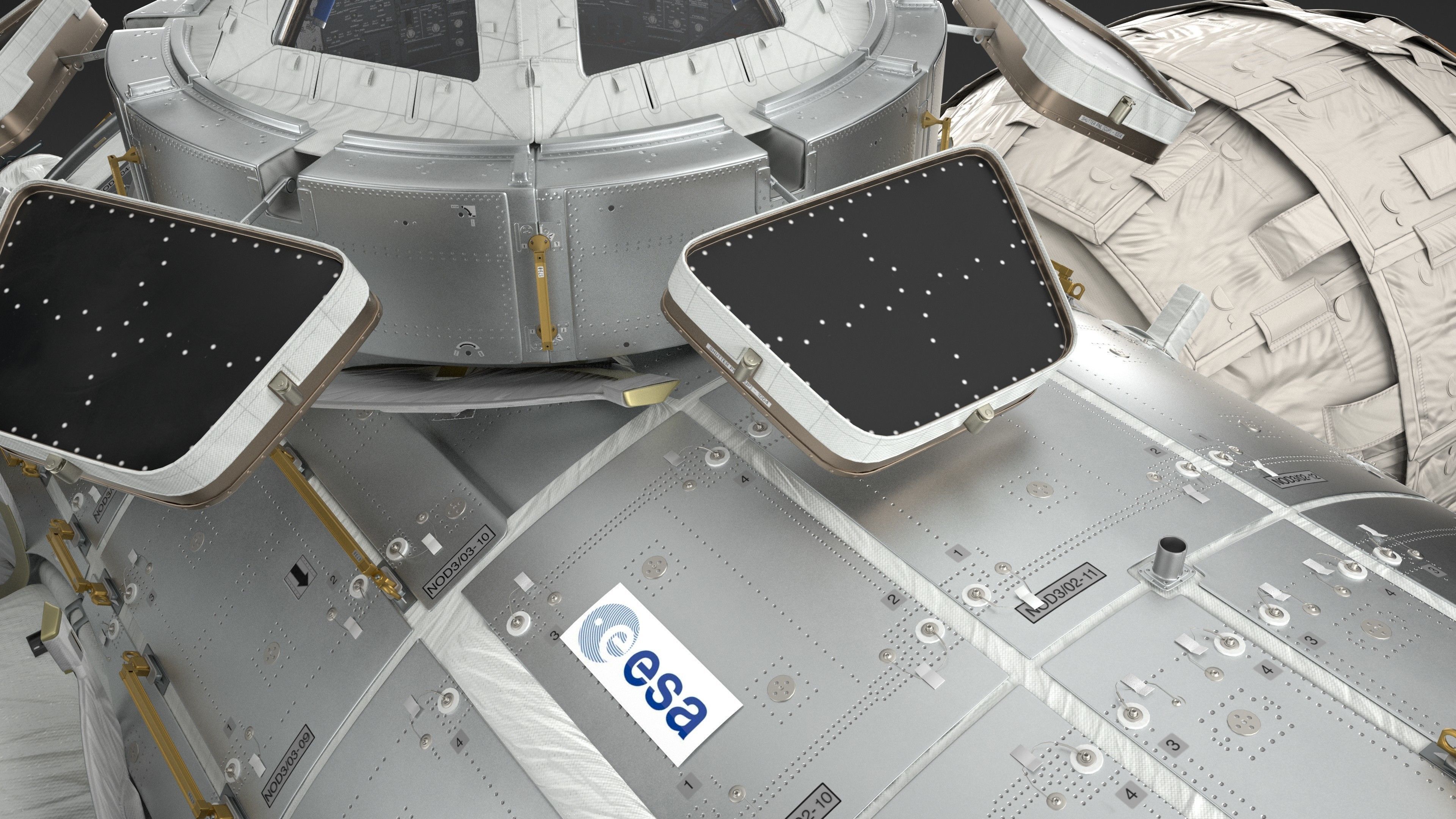 Node Three Tranquility Module of ISS 2023 3D model | CGTrader