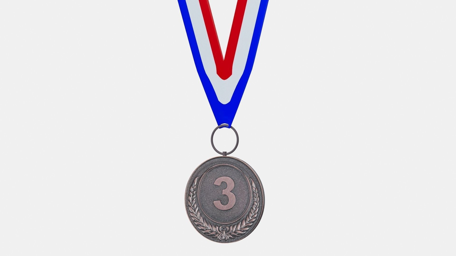 bronze Medal 3rd Place 3D model | CGTrader