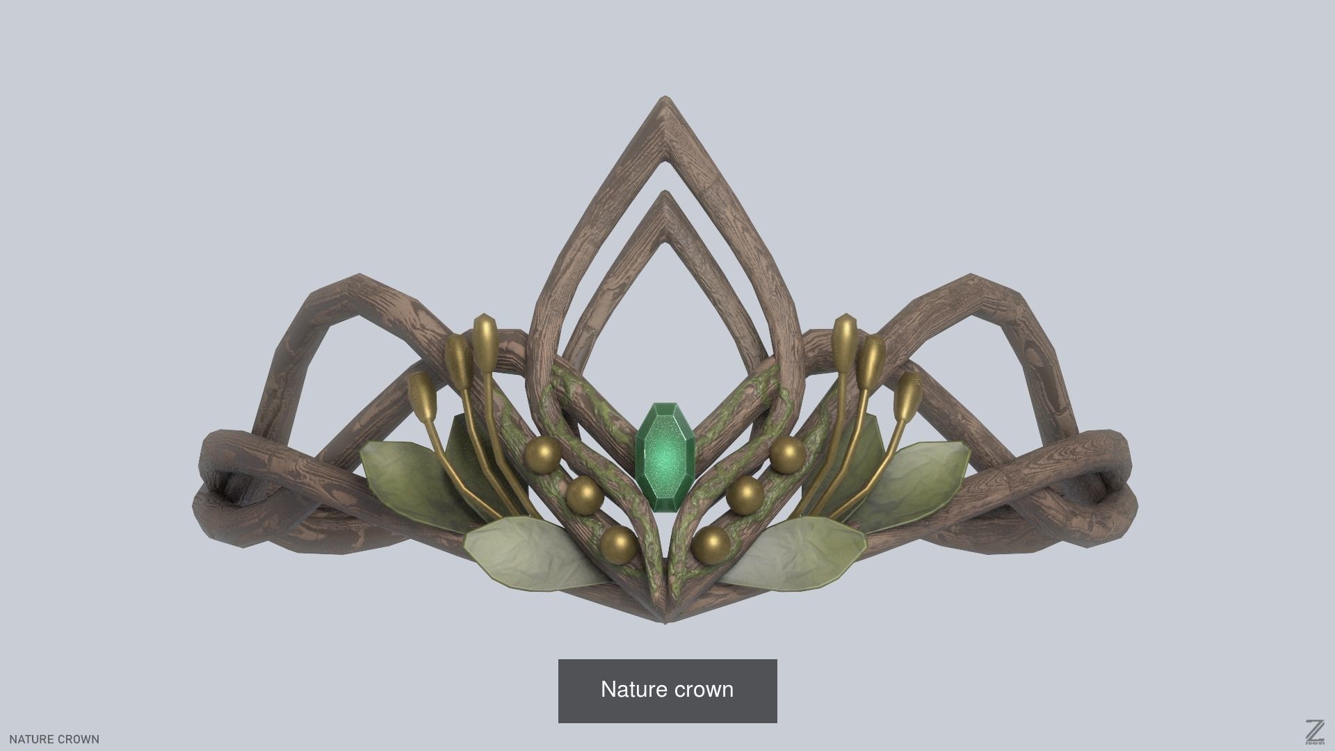 Nature crown collection VR / AR / low-poly | CGTrader