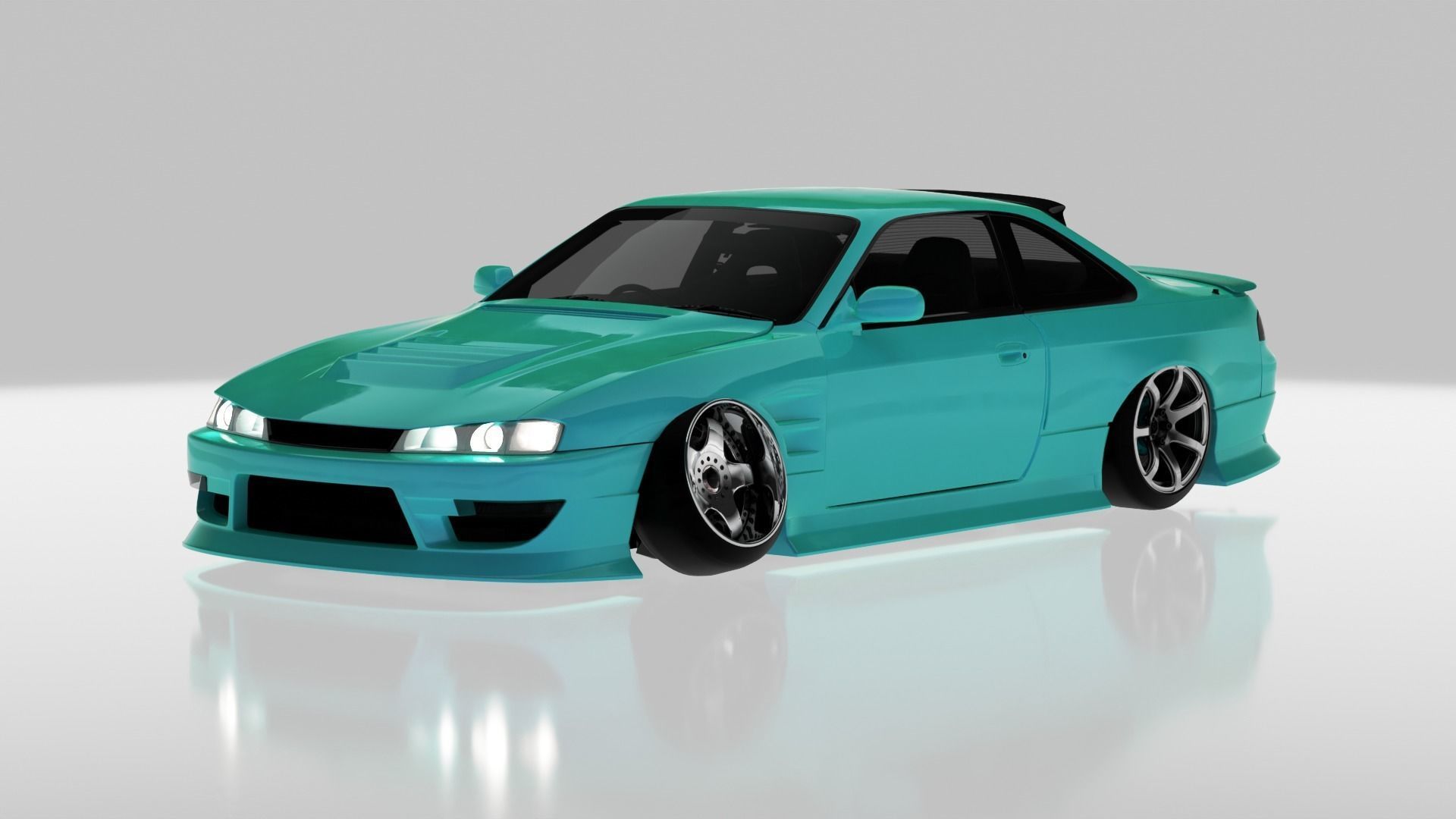 JDM Nissan Silvia S14 3D model | CGTrader