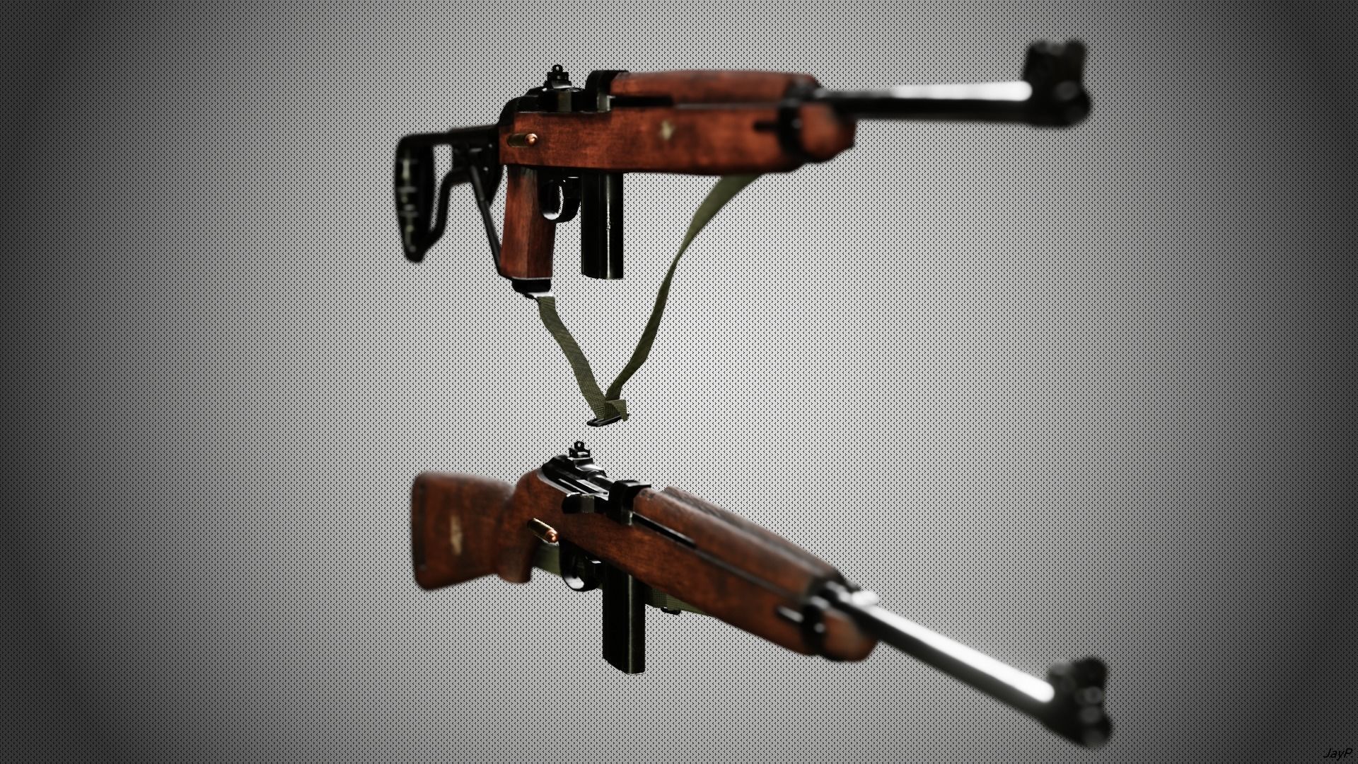 3D model M1 and M1A1 Carbines VR / AR / low-poly | CGTrader