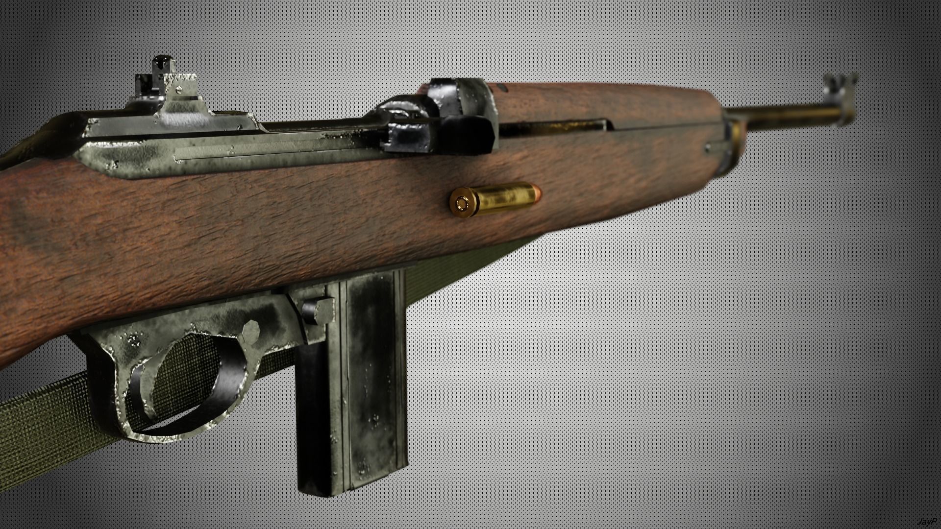 3D model M1 and M1A1 Carbines VR / AR / low-poly | CGTrader