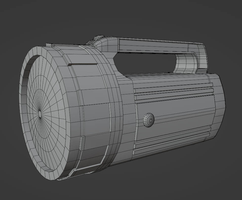 Flashlight free 3D model | CGTrader