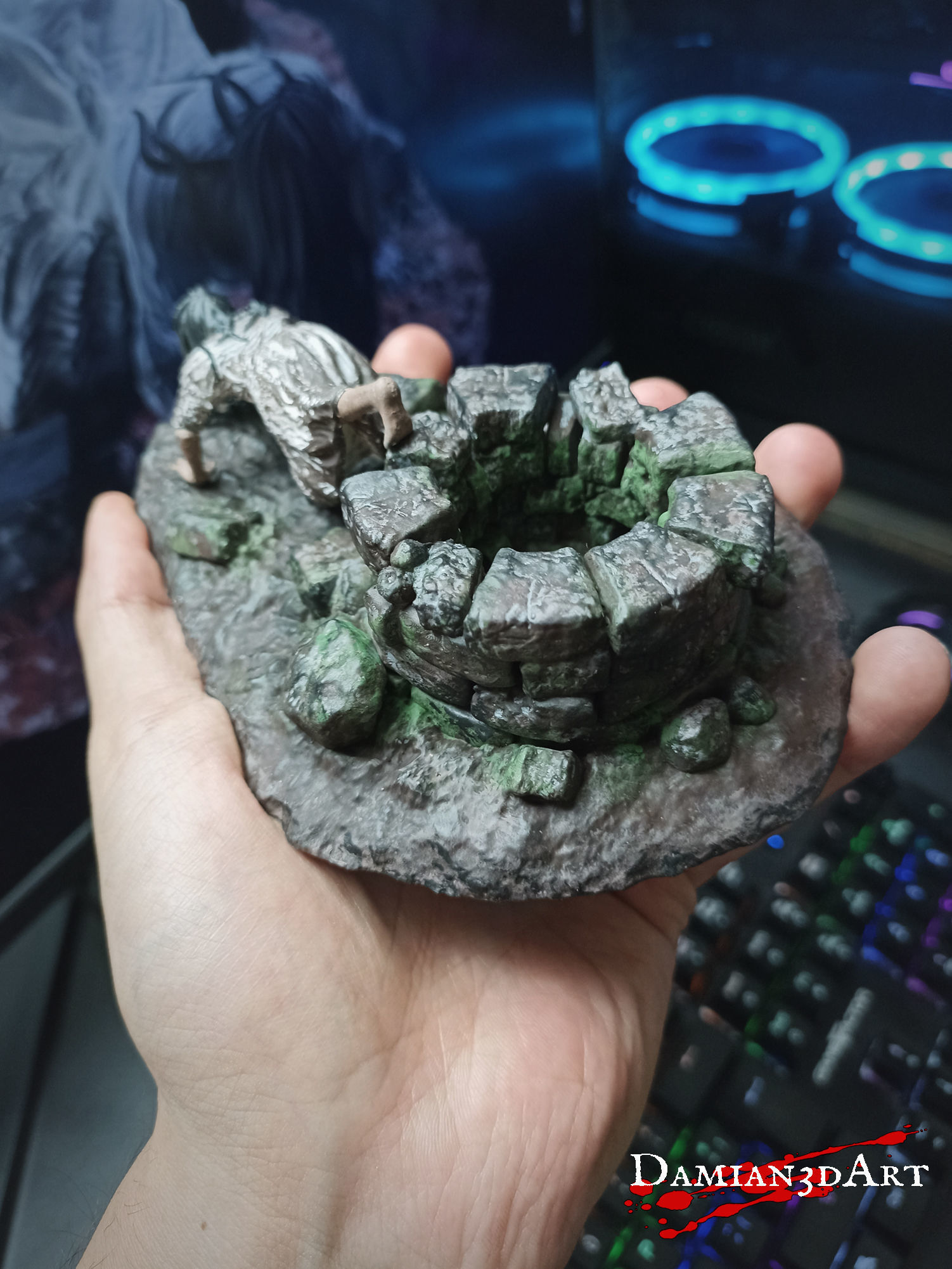 Onryo Sadako Samara STL The Ring 3D Printable Sculpt 3D model 3D ...