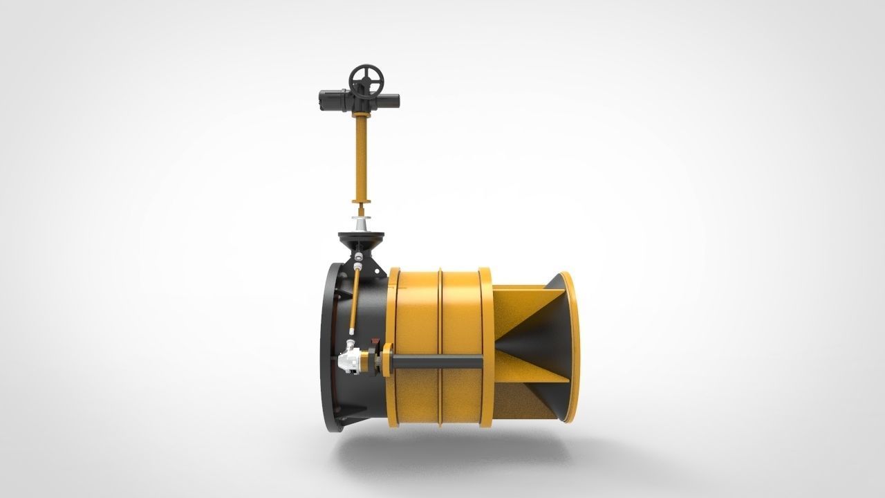 cone valve marine system 3D model | CGTrader