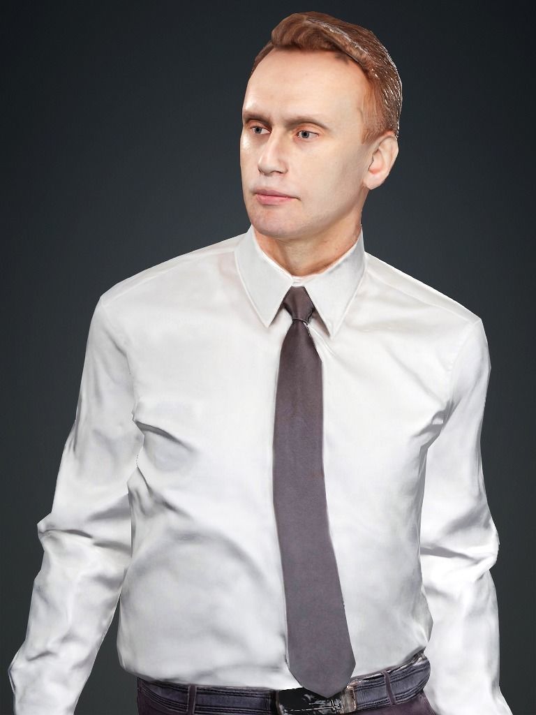 Rigged Blender Man-F 3D Model 3D model | CGTrader