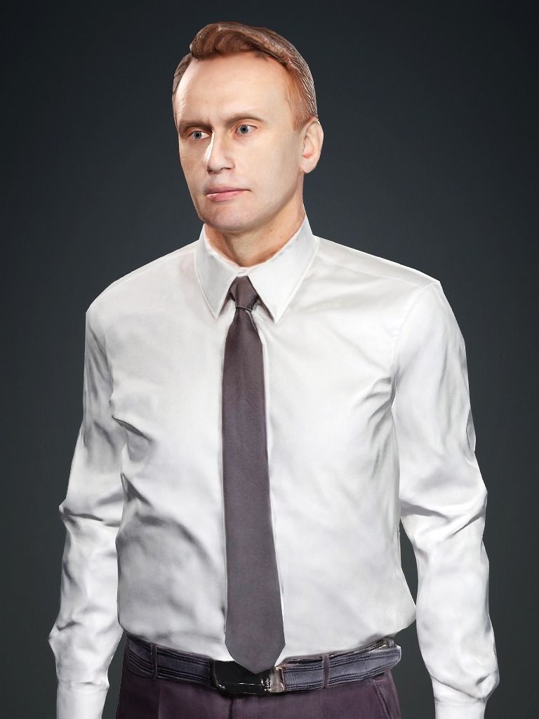 Rigged Blender Man-F 3D Model 3D model | CGTrader