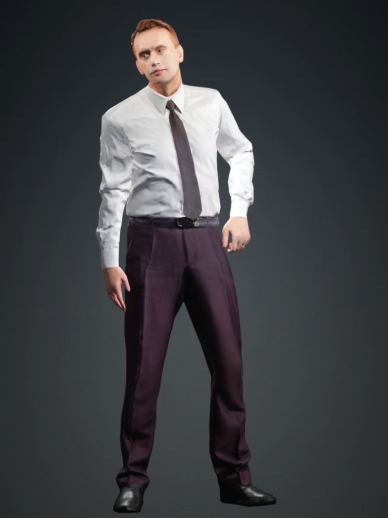 Rigged Blender Man-F 3D Model 3D model | CGTrader