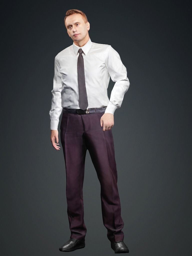 Rigged Blender Man-F 3D Model 3D model | CGTrader