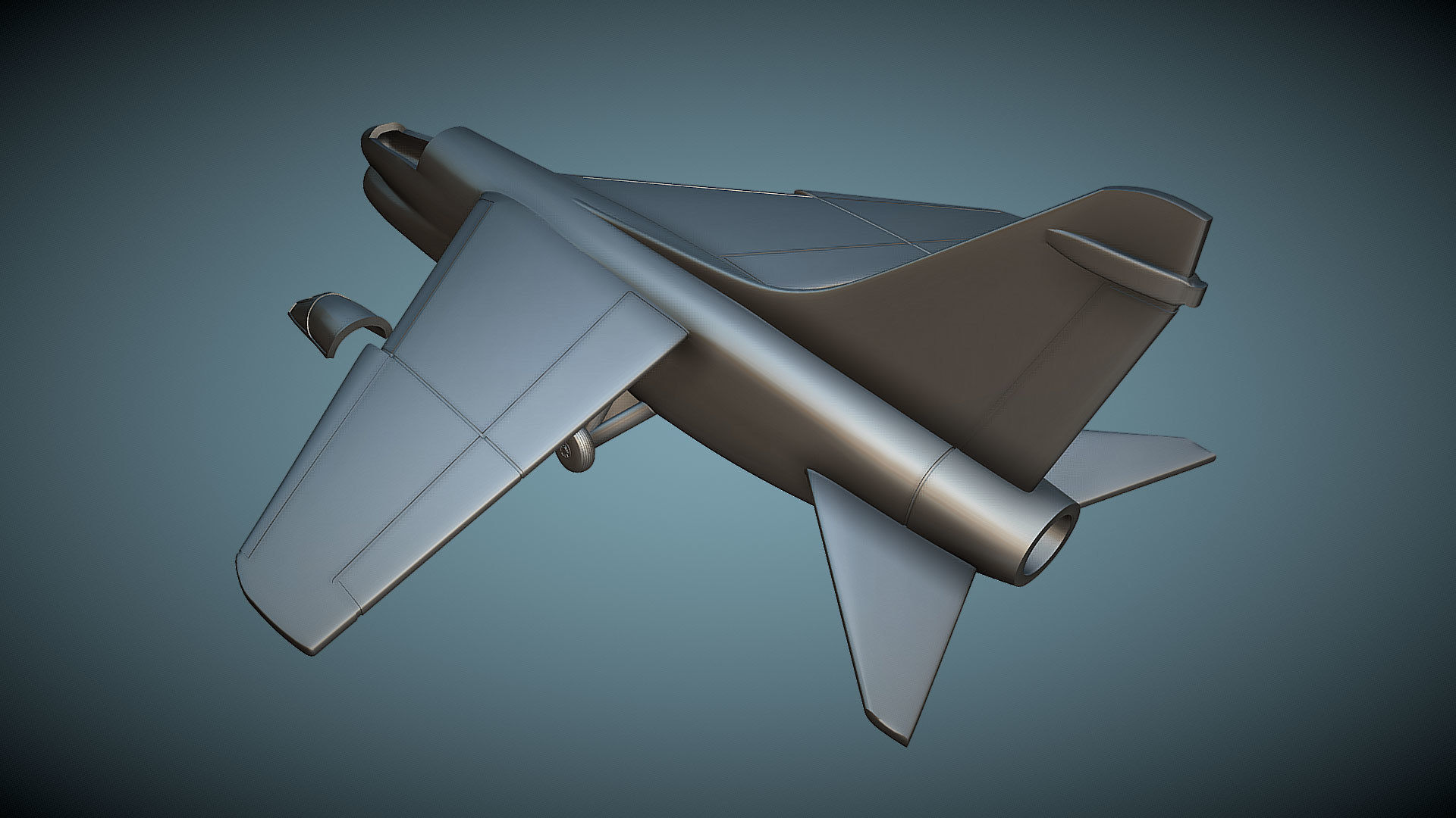 Vought LTV A-7E Corsair II - 3D Printable Model 3D model 3D printable ...