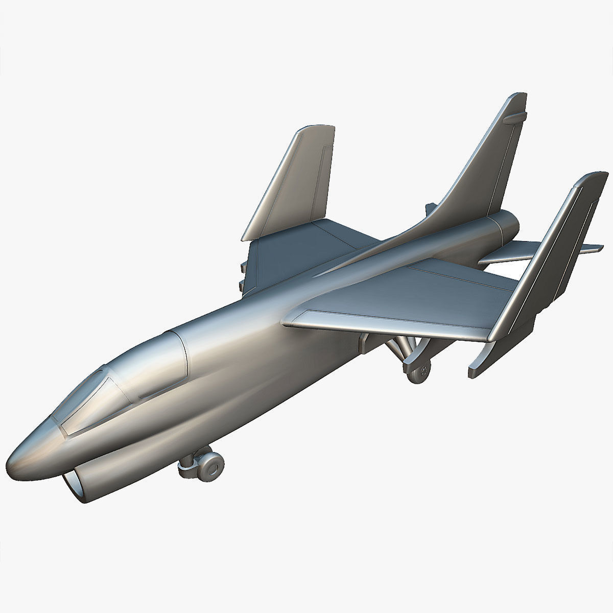 Vought LTV A-7E folded wings - 3D Printable Model 3D model 3D printable ...
