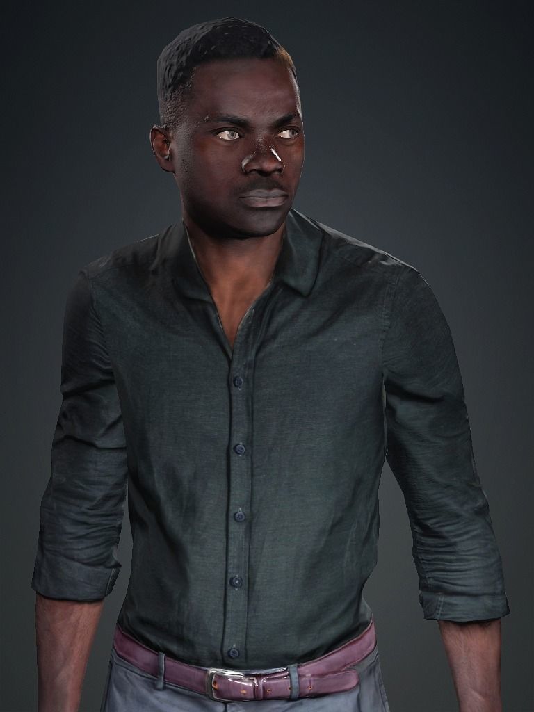 Rigged Blender Man-G 3D Model 3D model animated rigged | CGTrader