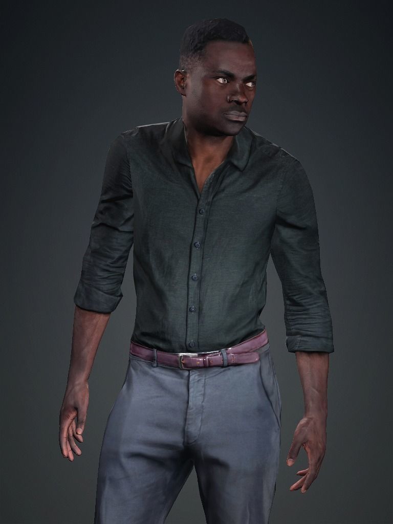 Rigged Blender Man-G 3D Model 3D model animated rigged | CGTrader