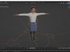 Rigged Blender Man-K 3D Model 3D model animated rigged | CGTrader
