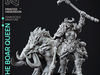 Orc Queen Boar - 3D Printable TTRPG - PRESUPPORTED - 32mm 3D model 3D ...