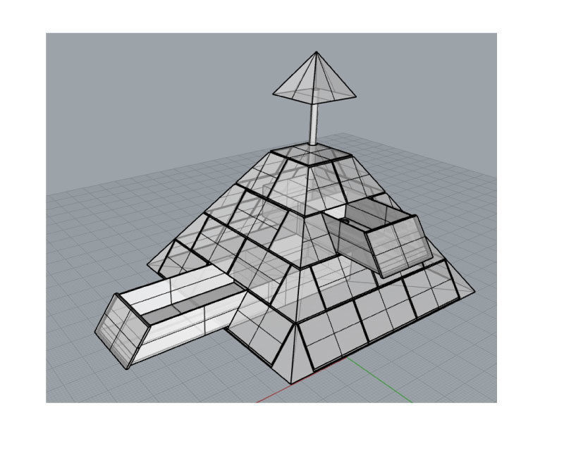 PYRAMID JEWELRY BOX 3D model | CGTrader