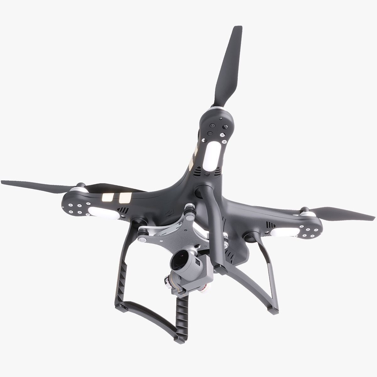 DJI Professional Phantom 3 Quadcopter Drone 3D Model 3D model | CGTrader