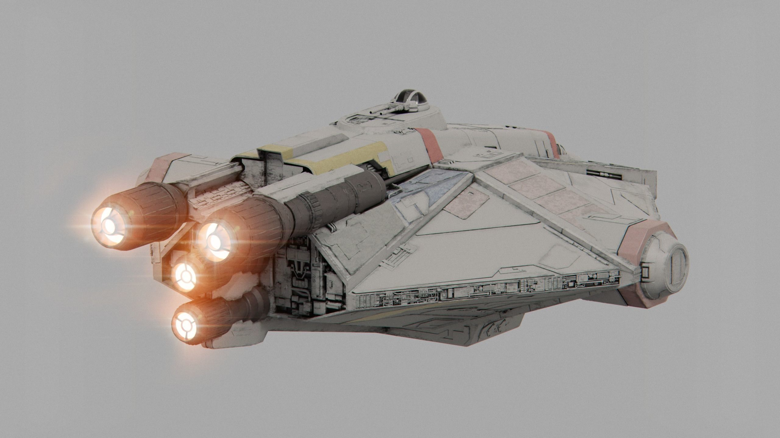 VCX-100 Ghost - Star Wars Ahsoka 3D model | CGTrader