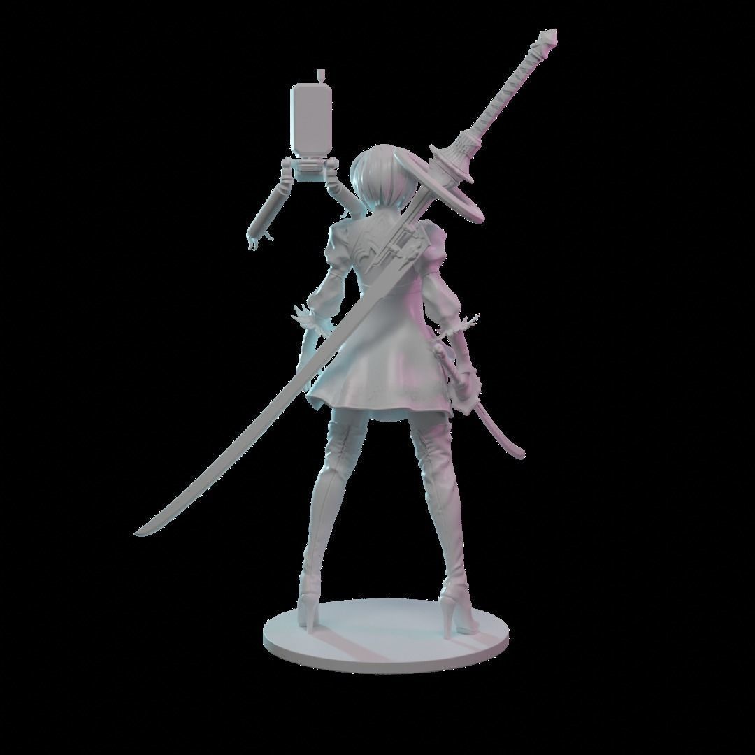 2B Nier Automata 3D model 3D printable | CGTrader