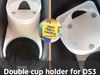 CITROEN DS3 DOUBLE CUP CONSOLE HOLDER free 3D model 3D printable | CGTrader