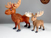 Flexi Moose - Print In Place - No Support free 3D model 3D printable ...