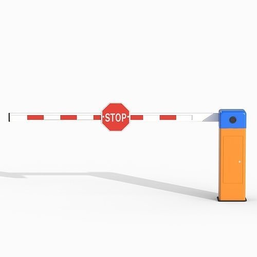 3D model Car Barrier Gate VR / AR / low-poly | CGTrader