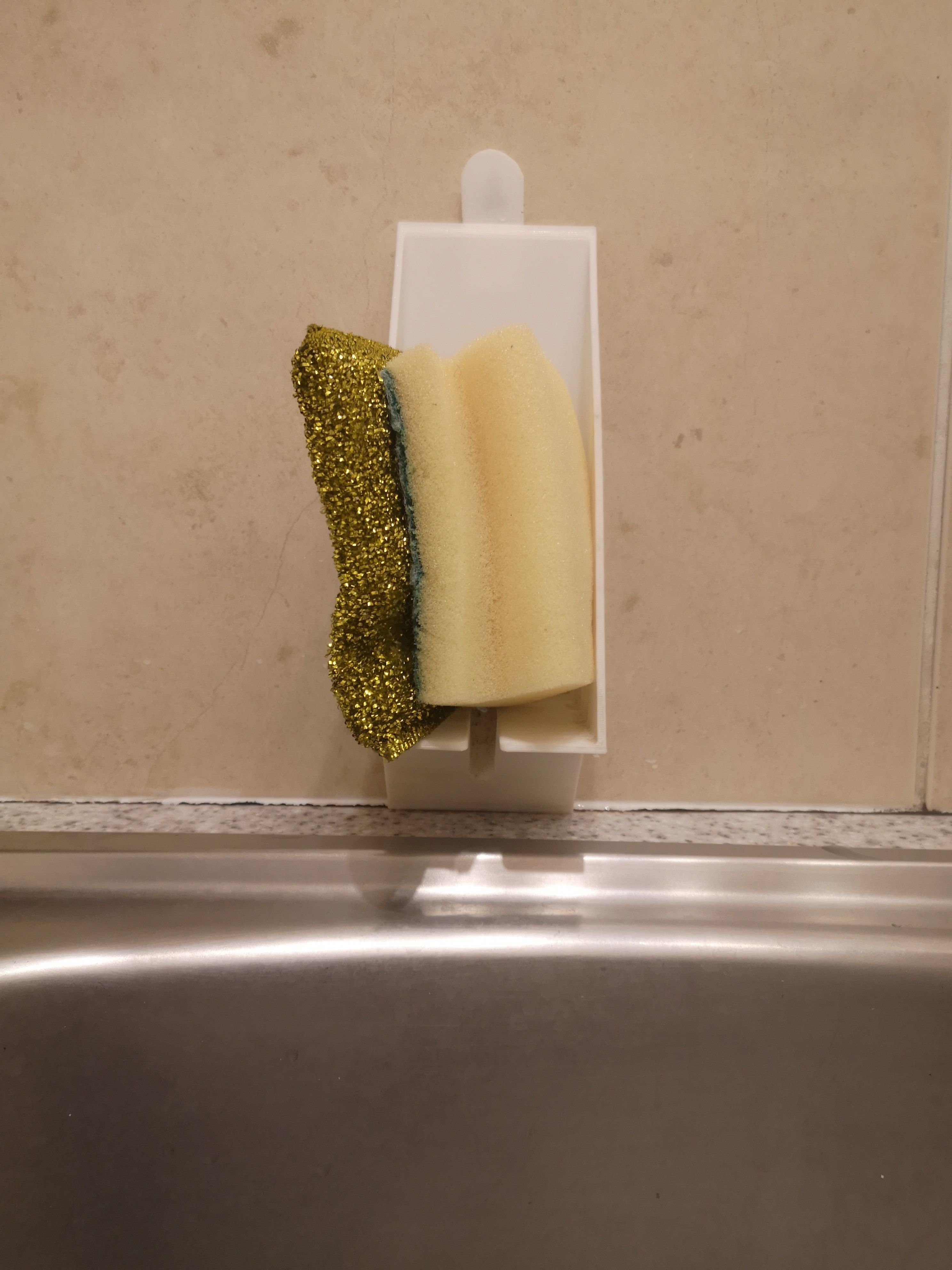 KITCHEN SPONGE HOLDER WITH DRIP FEATURE free 3D model 3D printable ...