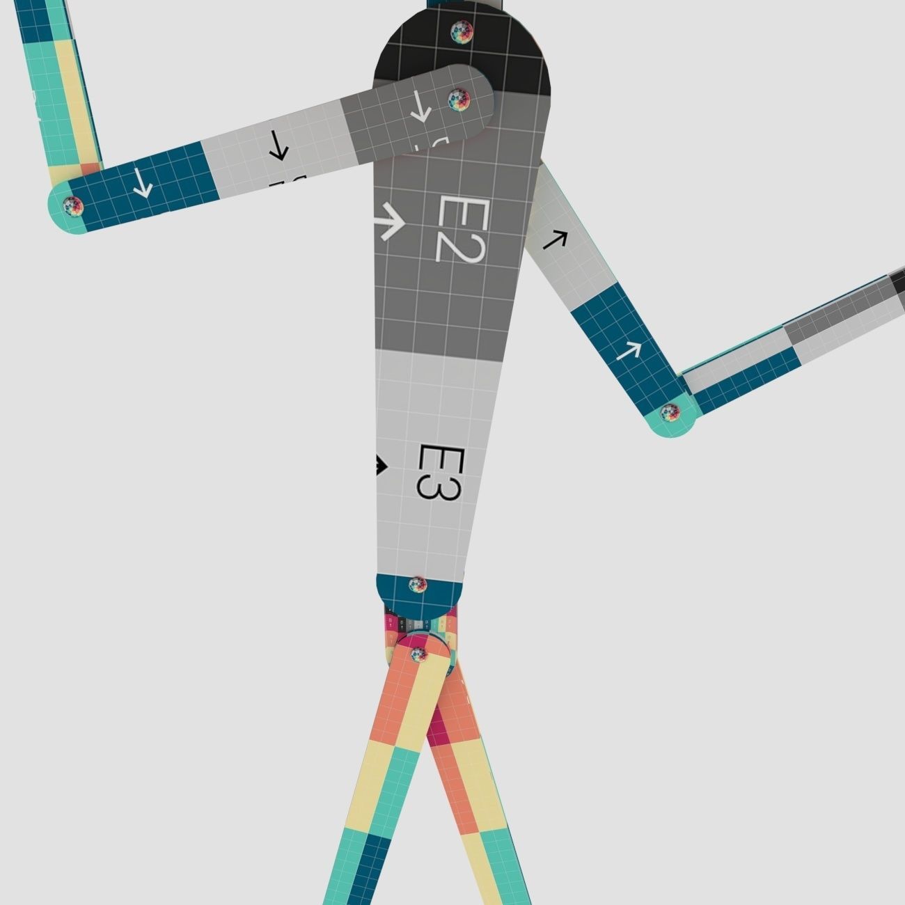 Human Floor Lamp 3D model | CGTrader