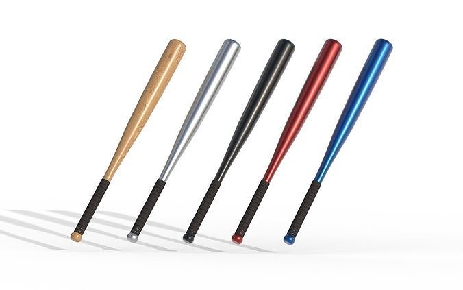 3D model Baseball Bat Collection VR / AR / low-poly | CGTrader