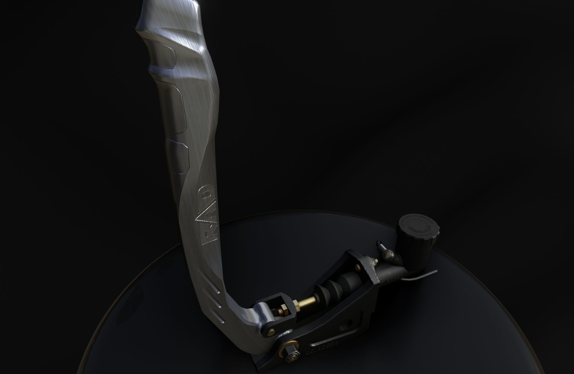 3D model RAD Industries x Wilwood Handbrake - Game Ready - Textured VR ...