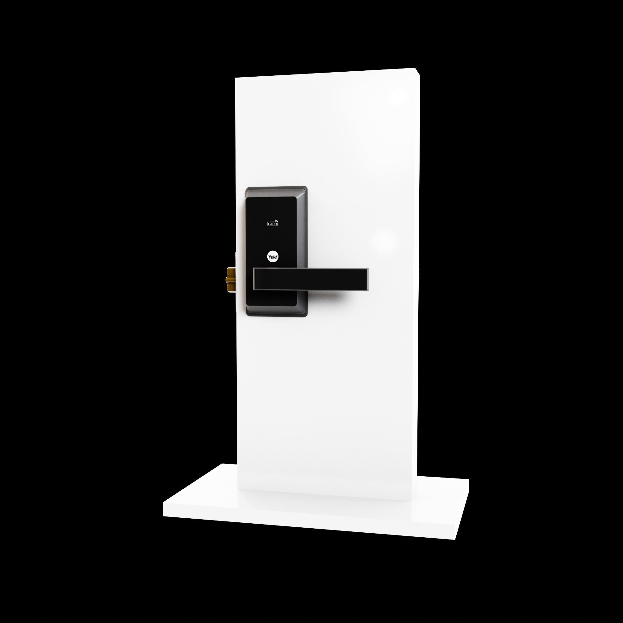 3D model Large Digital Door Lock Low-poly 3D EC800 Low-poly 3D model VR ...