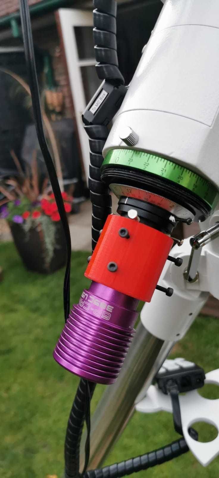 HEQ5 PRO POLAR SCOPE TO CCD DSLR ADAPTER free 3D model 3D printable ...