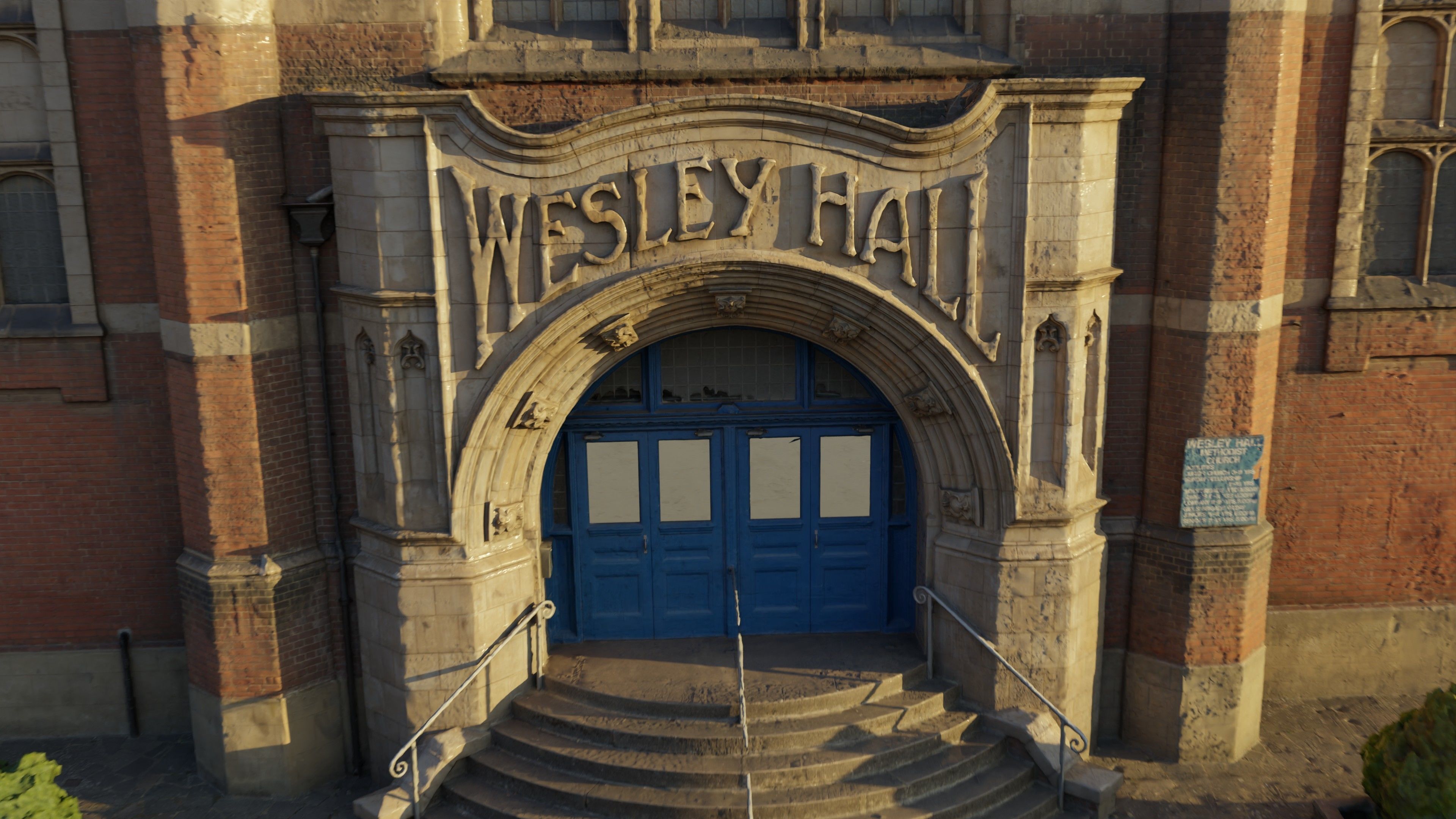 3D model Photogrammetry Model of Wesley Hall Church VR / AR / low-poly ...