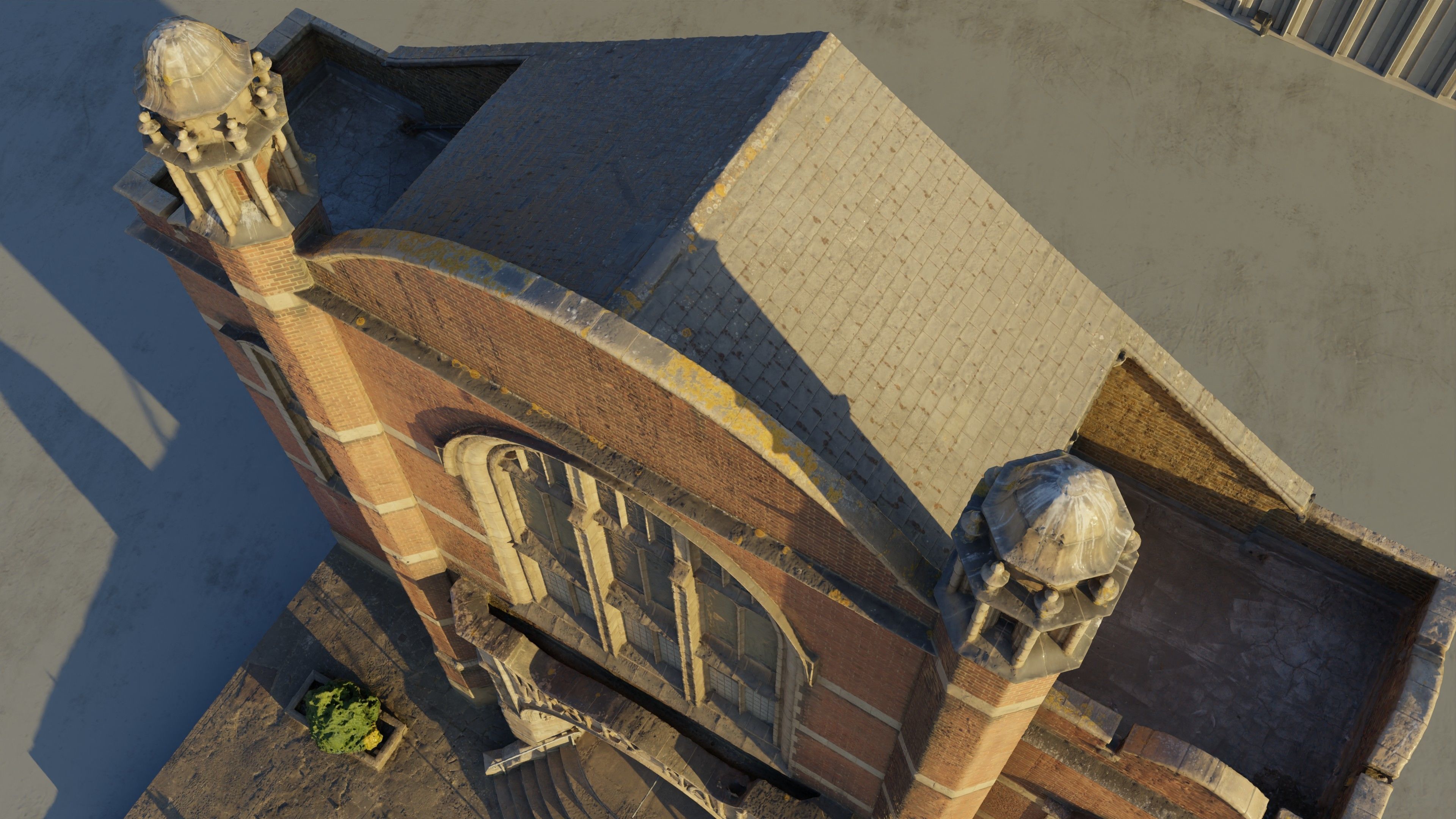 3D model Photogrammetry Model of Wesley Hall Church VR / AR / low-poly ...