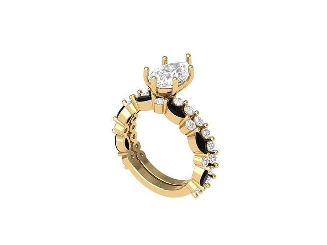 Wedding Ring 3D model 3D printable | CGTrader