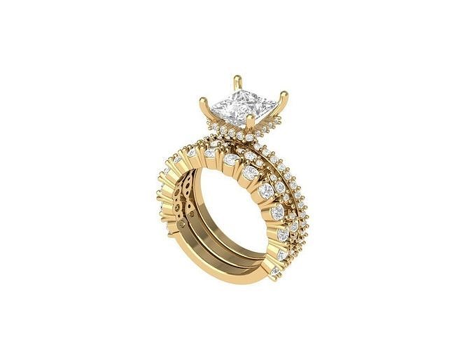 Wedding Ring 3D model 3D printable | CGTrader