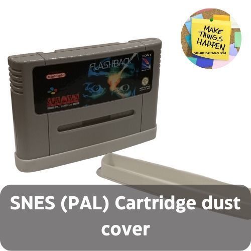SNES CARTRIDGE DUST COVER 3D model 3D printable | CGTrader