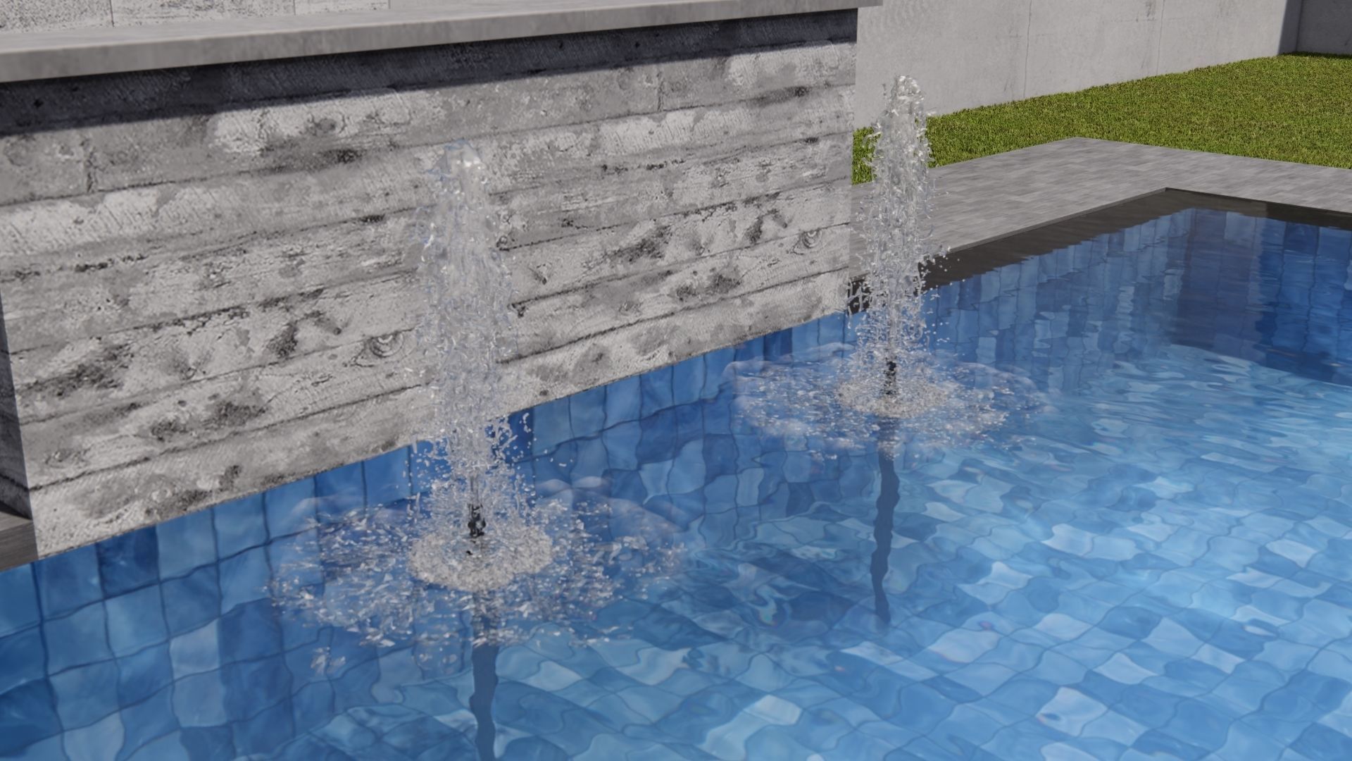 3D model JESSY jet cluster lumion fountains VR / AR / low-poly | CGTrader