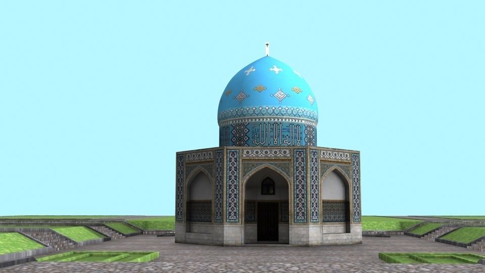 3D model Tomb of Fariduddin Attar Neyshaburi VR / AR / low-poly | CGTrader