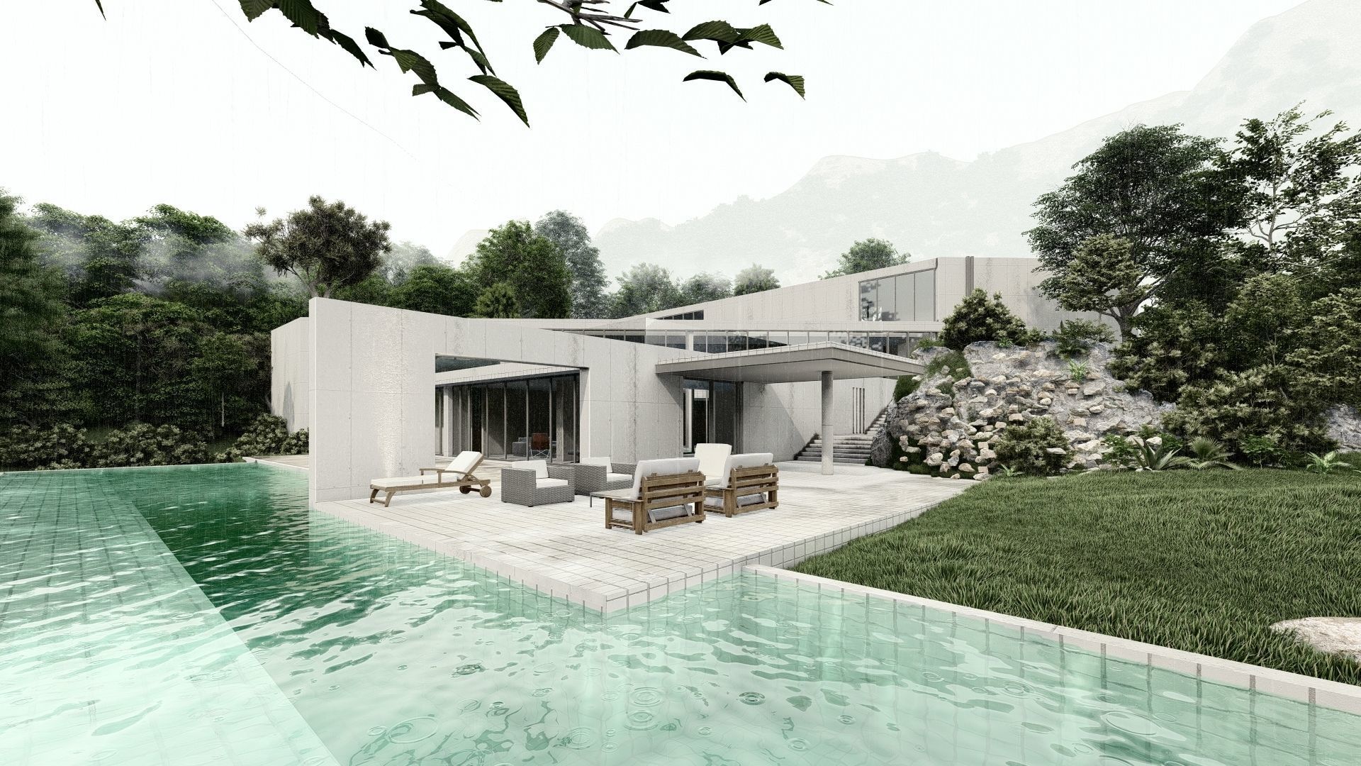 Lumion file - House in Monterrey - Mexico - Tadao Ando 3D model | CGTrader