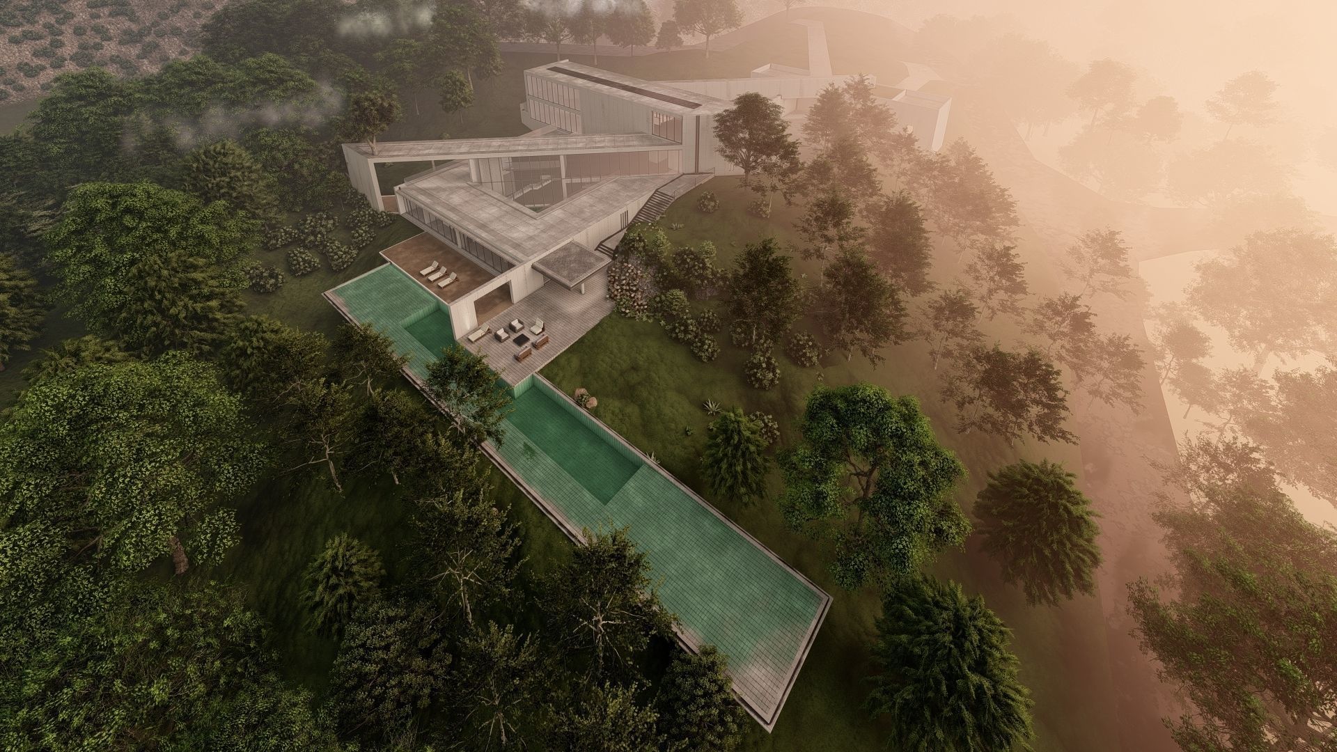 Lumion file - House in Monterrey - Mexico - Tadao Ando 3D model | CGTrader
