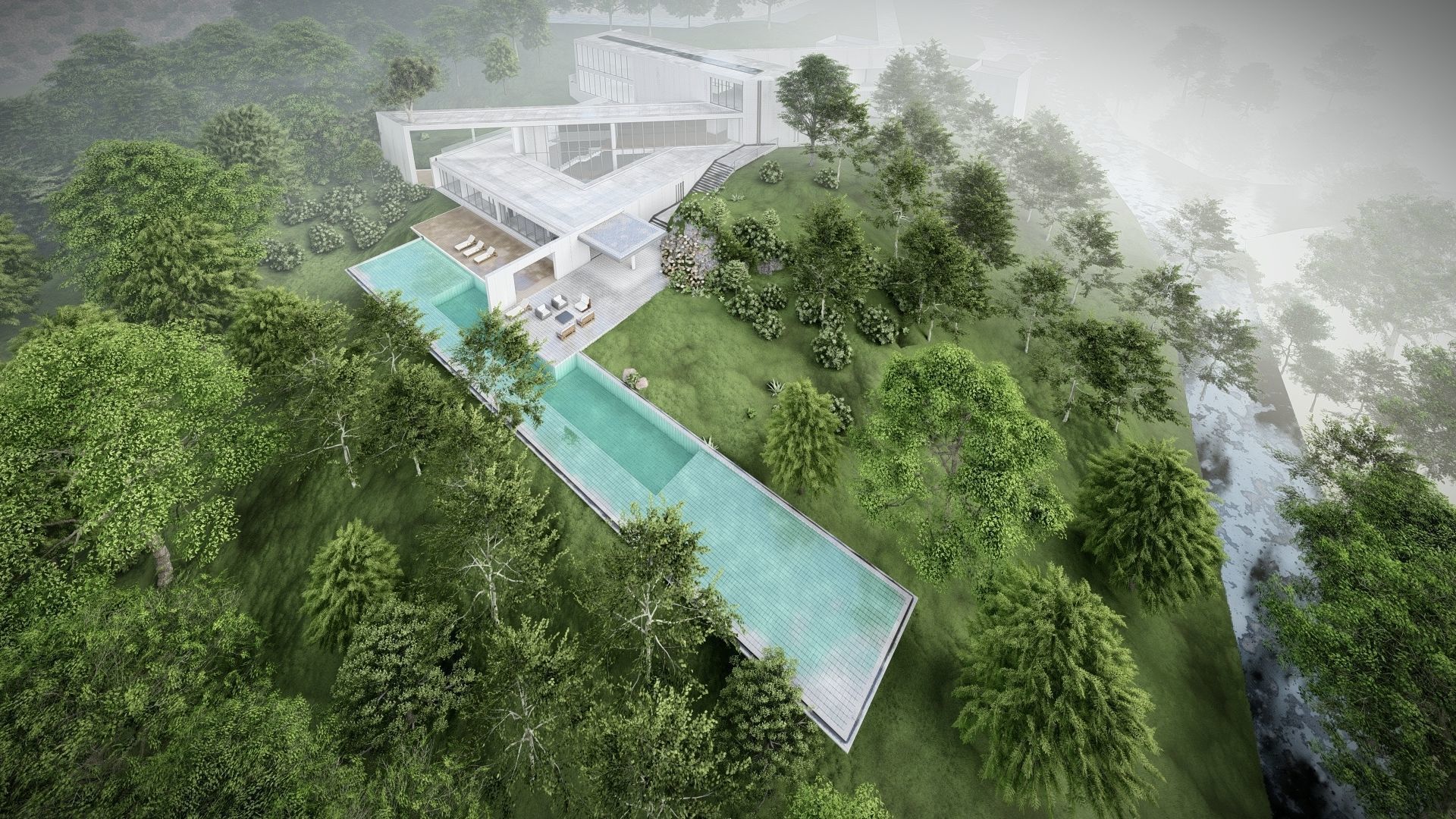 Lumion file - House in Monterrey - Mexico - Tadao Ando 3D model | CGTrader