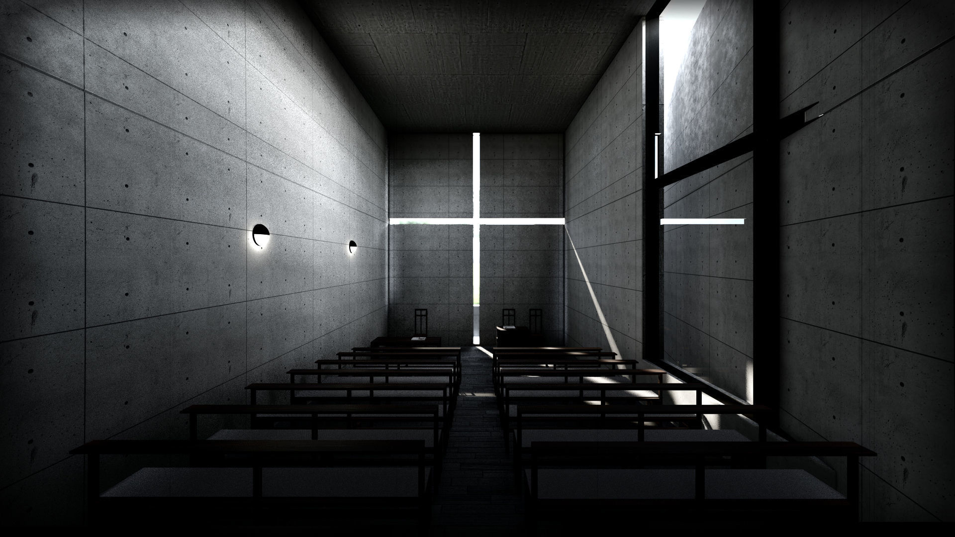 Lumion file - Church of the Light - Tadao Ando 3D model | CGTrader