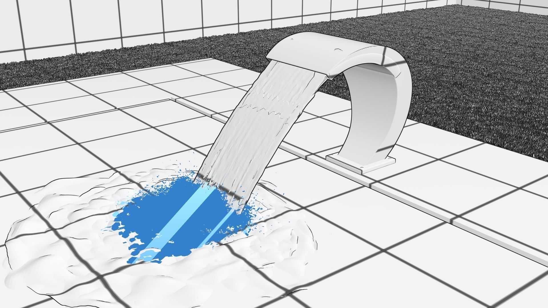 3D model KEVIN cobra console lumion fountain VR / AR / low-poly | CGTrader