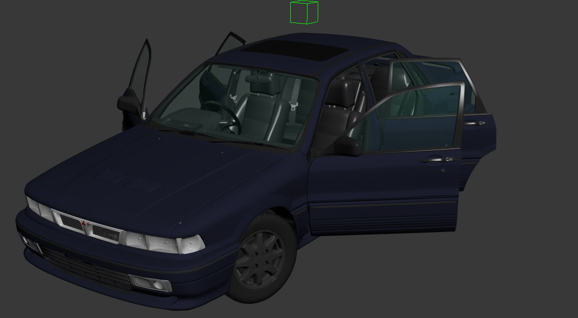 Mitsubishi Galant VR4 3D model | CGTrader