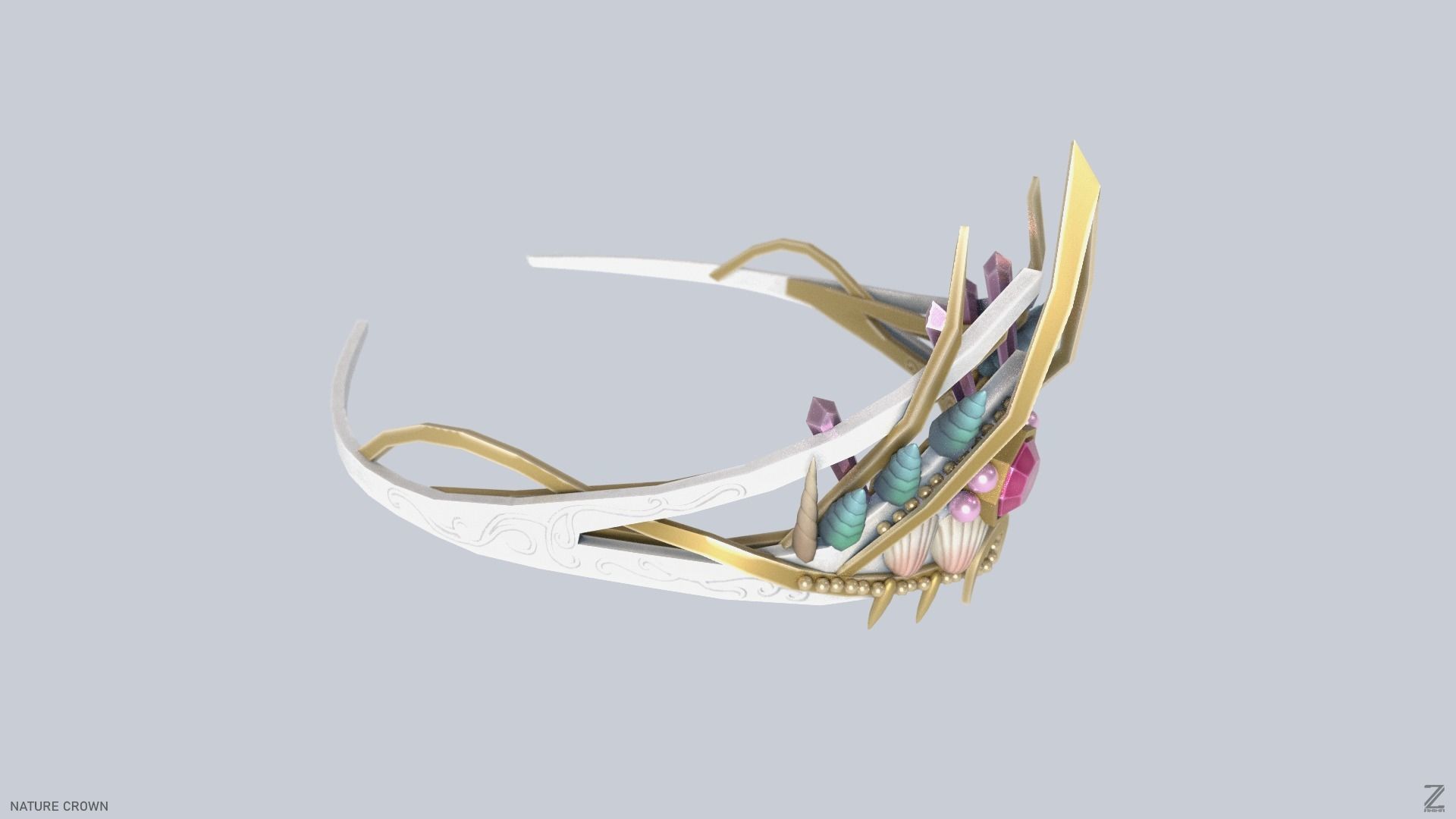 3D model Ocean crown VR / AR / low-poly | CGTrader