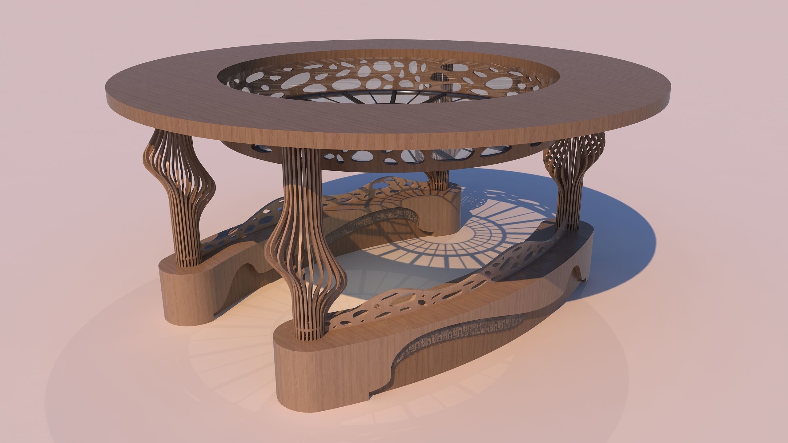 0189 - Parametric Pergola 3D model | CGTrader